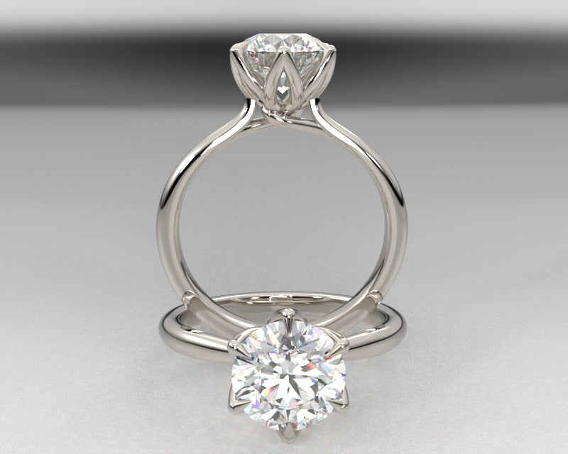 Emma's Signature Weave Signature Solitaire – Distinctive Gem Inc.